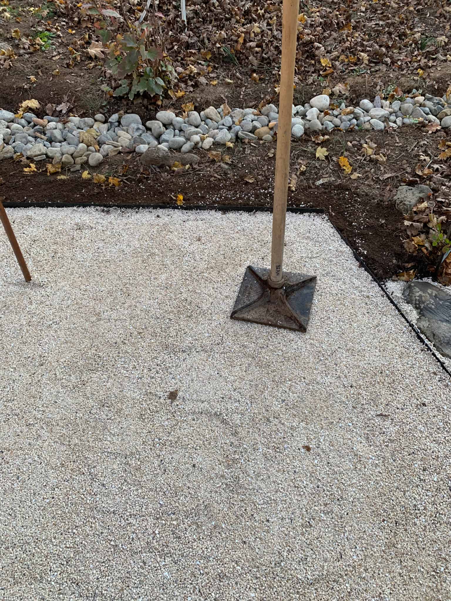 Installing an Oyster Shell Patio and Garden Path | Fixing Our Historic ...